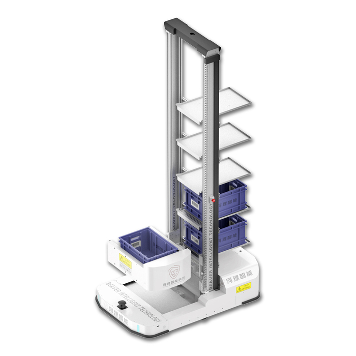 成都河狸智能机器人-AMR/AGV搬运小车，军工光通信智能仓储CTU料箱机器人 - 河狸智能科技-军工防爆光通信AMR/AGV小车-CTU多料箱机器人