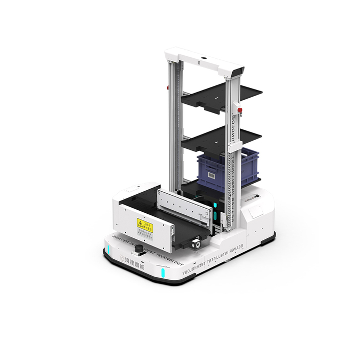 河狸智能科技-AMR/AGV智能搬运小车军工防爆光通信智能仓储CTU - 河狸智能科技-军工防爆光通信AMR/AGV小车-CTU多料箱机器人