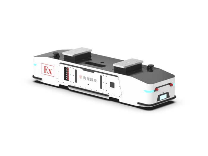 成都河狸智能机器人-无人搬运AGV小车光通信智能仓储CTU料箱机器人 - 河狸智能科技-防爆光通信AMR/AGV小车-CTU多料箱机器人