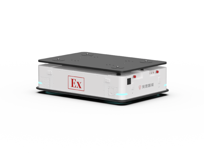 成都河狸智能机器人-无人搬运AGV小车光通信智能仓储CTU料箱机器人 - 河狸智能科技-防爆光通信AMR/AGV小车-CTU多料箱机器人