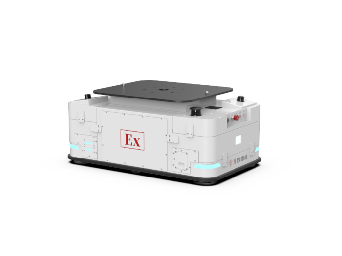 成都河狸智能机器人-无人搬运AGV小车光通信智能仓储CTU料箱机器人 - 河狸智能科技-防爆光通信AMR/AGV小车-CTU多料箱机器人